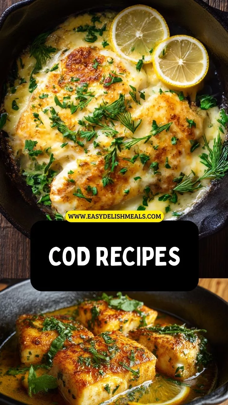 Baked Cod & Fish Recipes - Easy Delish Meals